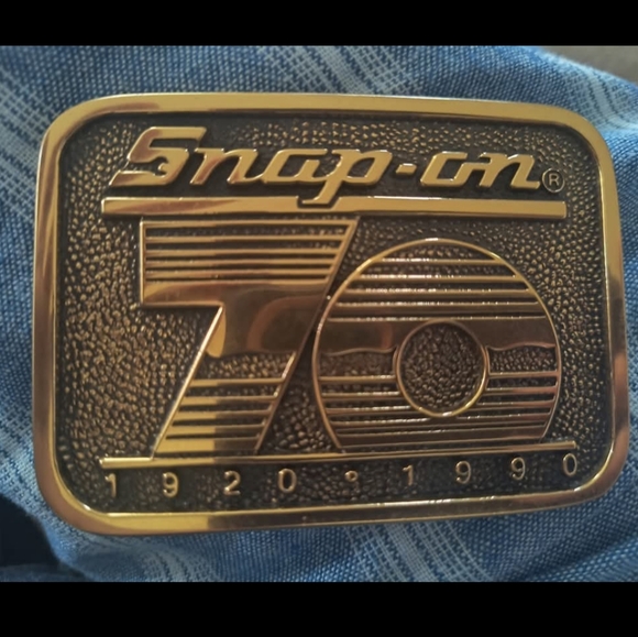 Snap On | Accessories | Snapon Tools Vintage Belt Buckle Bts 921990 ...